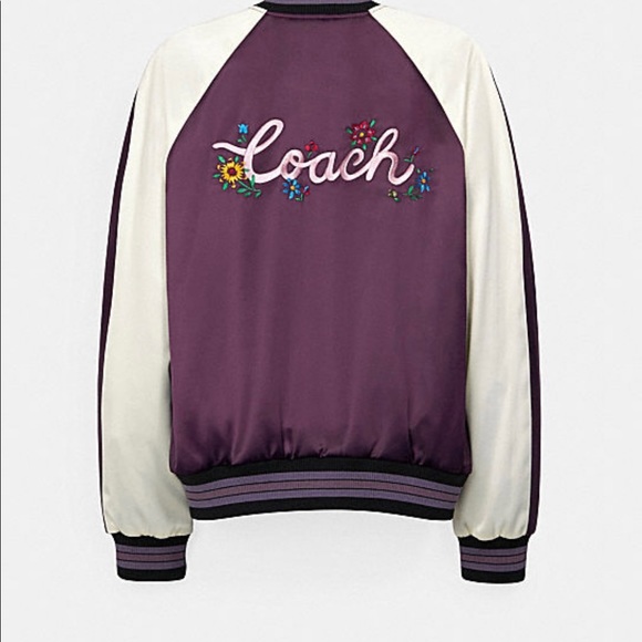 Coach | Jackets & Coats | Coach Floral Embroidered Jacket | Poshmark